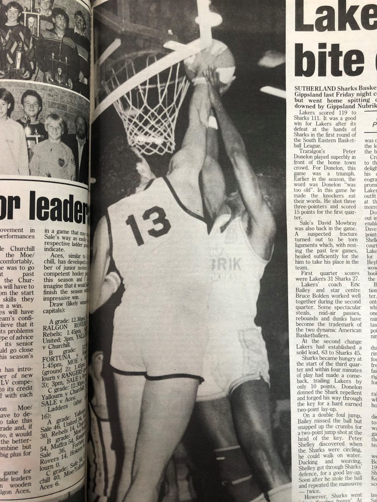 GLORY DAYS: When Bruce em-Bolden-ed the Lakers | Latrobe Valley Express