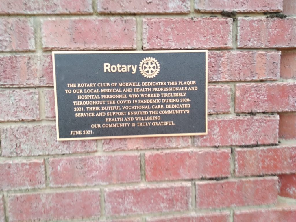 Rotary plaque a permanent thank you | Latrobe Valley Express