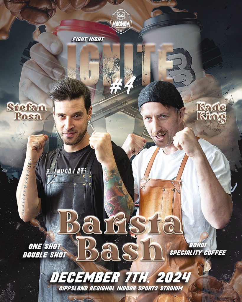 Barista Bash to headline biggest fight night yet | Latrobe Valley Express